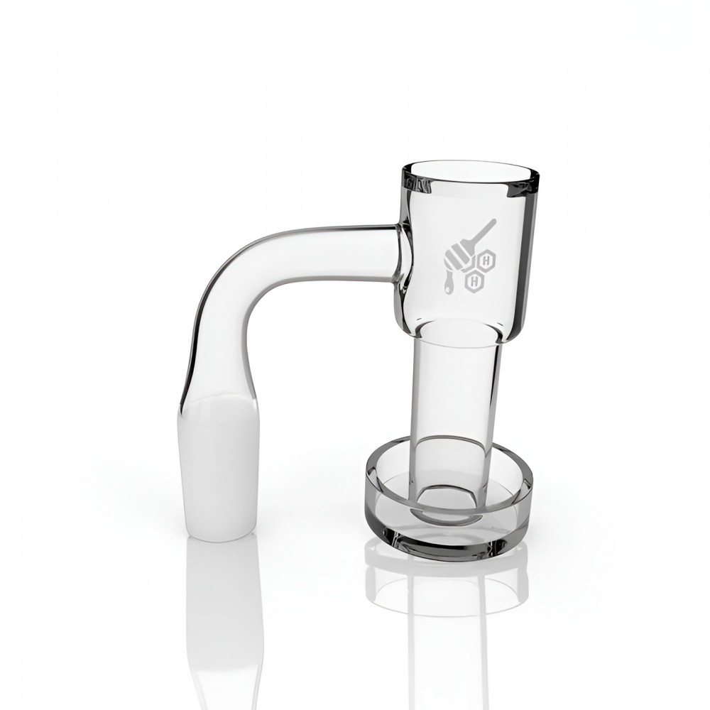 Honeybee Herb 14mm Male - Honeysuckle Bevel Quartz Banger - 90° Angle ...