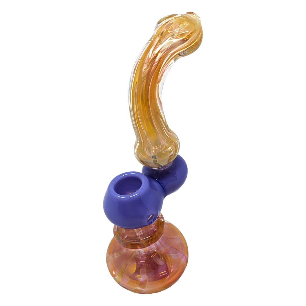 6" Silver Fumed Slyme Joint Art Bubbler | Skygate Wholesale