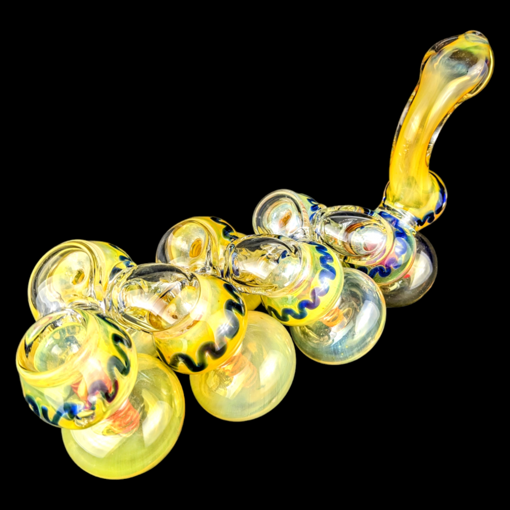 Elevate Your Experience with the 6" Gold Fumed Intricate Art 7-Chamber ...
