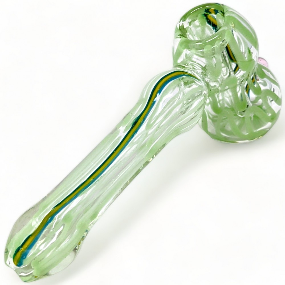 7" Scribbled Line Art Hammer Bubbler - Unique Design | Skygate Wholesale
