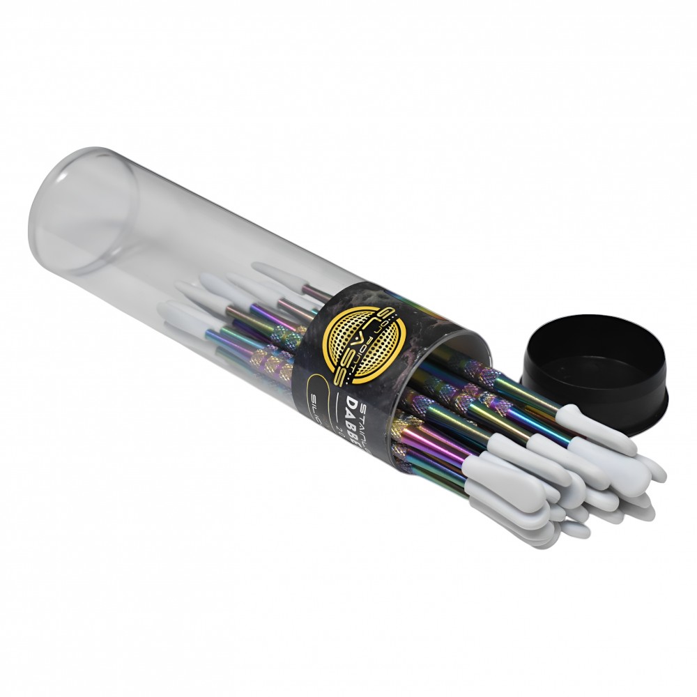 On Point Glass - 120mm Stainless Steel Dabber Tool 20 Pack - Durable ...