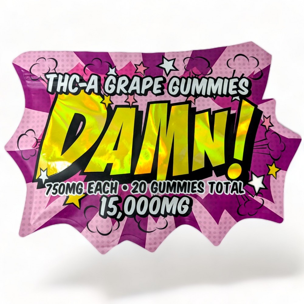DAMN! THC-A Gummies 15000mg - 15ct Gummies | Potent Edibles | Skygate ...