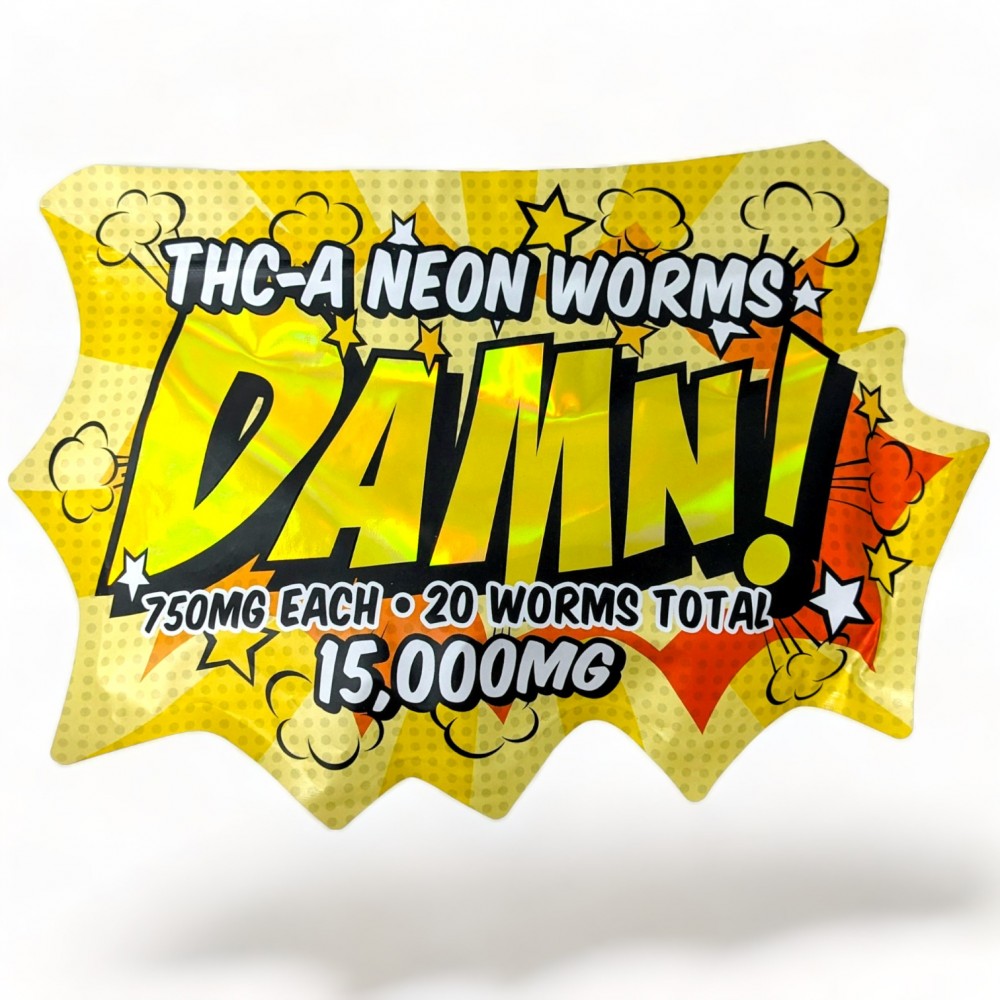 DAMN! THC-A Gummies 15000mg - 15ct Gummies | Potent Edibles | Skygate ...