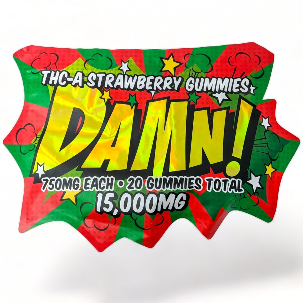 DAMN! THC-A Gummies 15000mg - 15ct Gummies | Potent Edibles | Skygate ...