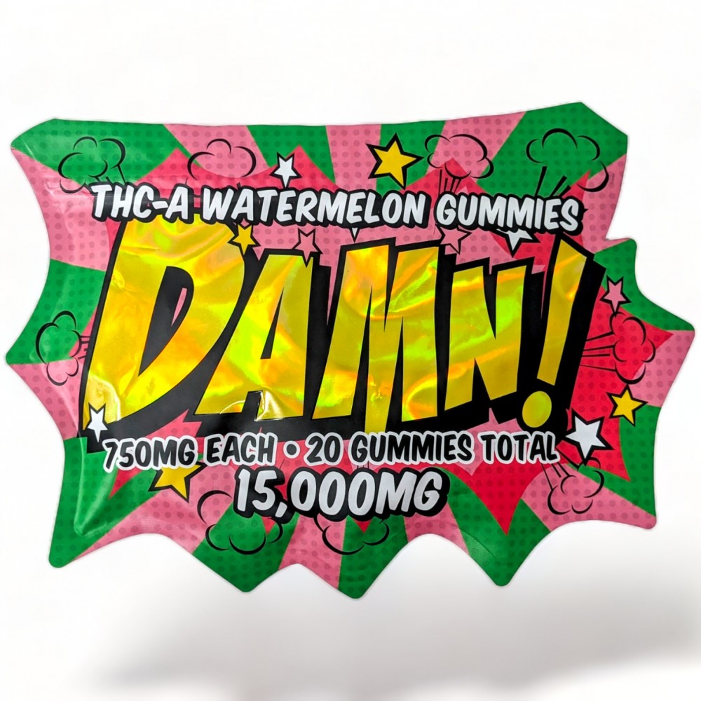 DAMN! THC-A Gummies 15000mg - 15ct Gummies | Potent Edibles | Skygate ...