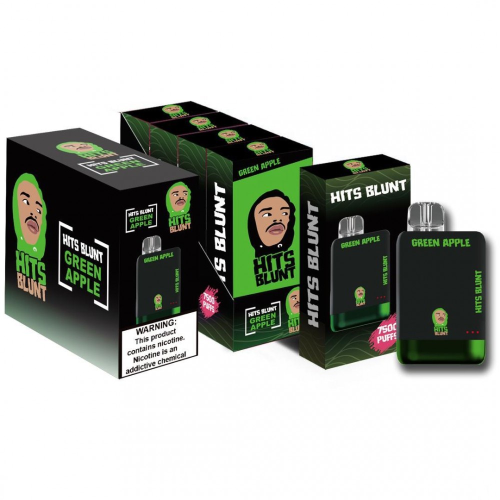 Hits Blunt 7500PF 5% Nic Disposable Vape with Mesh Coil 5ct Display ...