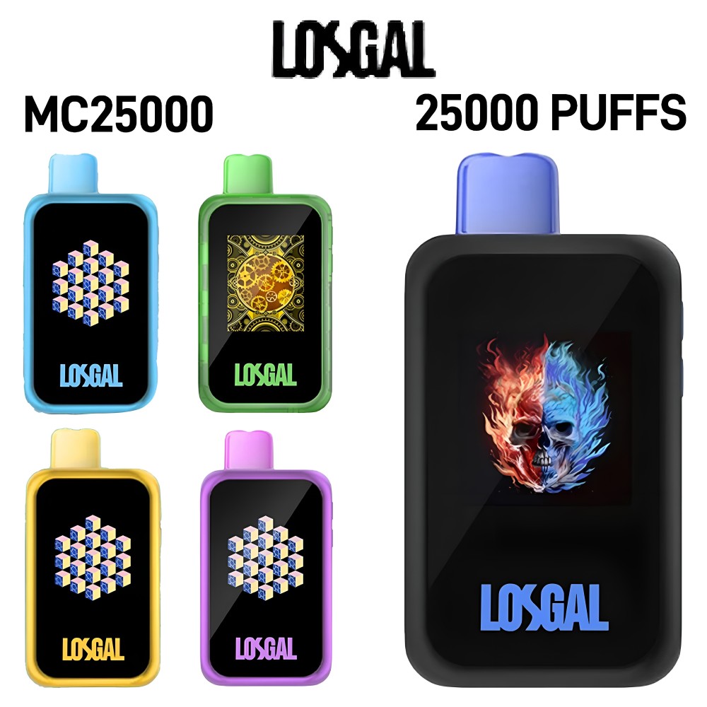 LOSGAL By Lost Mary 25,000 Puffs Disposable Vape - 5ct Display* | Long ...