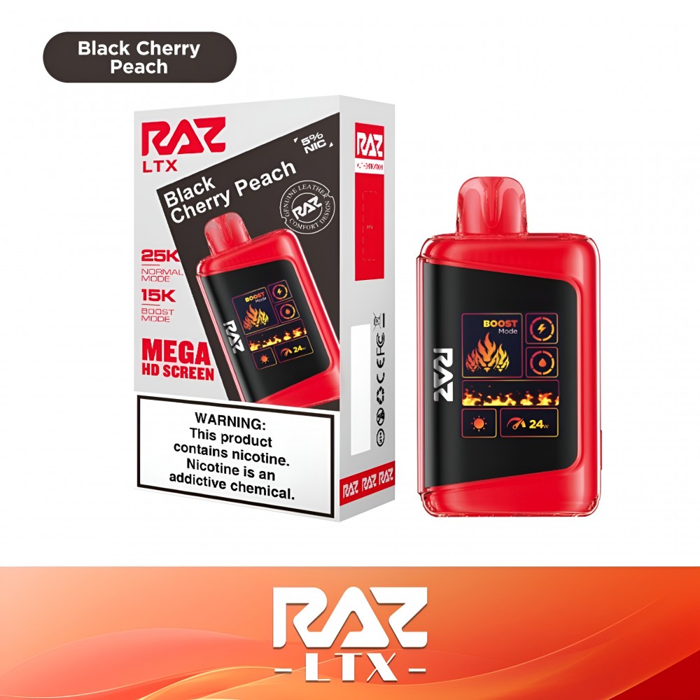 RAZ LTX 25,000 Puffs 16ml Disposable Vape - 5ct Display*
