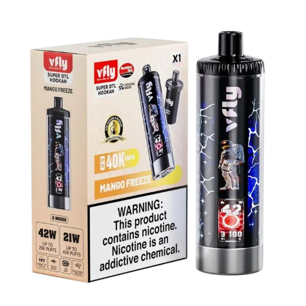 V Fly 40,000 Puff Disposable Device 6ml – 5ct Display | Wholesale