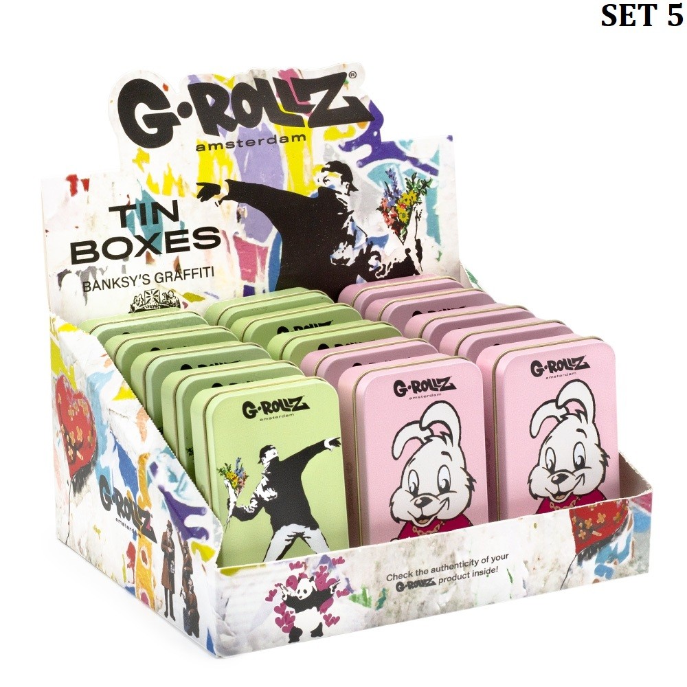 G-ROLLZ | Banksy's Graffiti - Medium Storage Boxes Set - 15pcs 11.5cm x ...