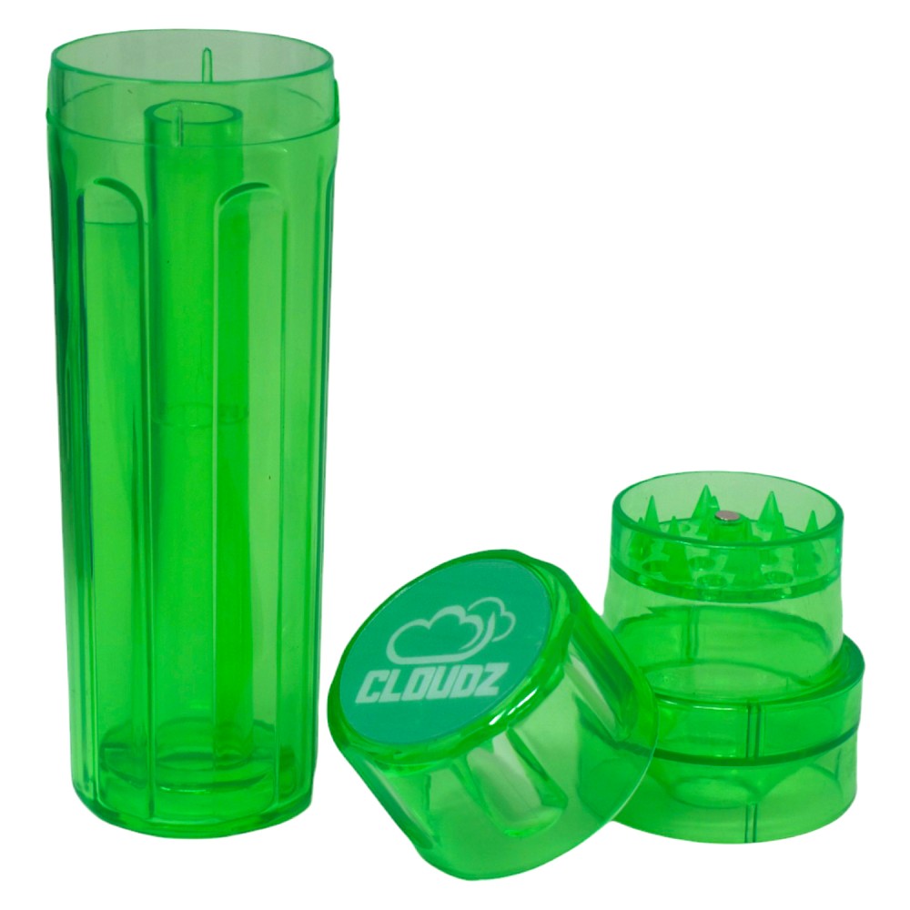 Cloudz Flower Tower 3-in-1 Cone Filler Grinder and Storage Container ...