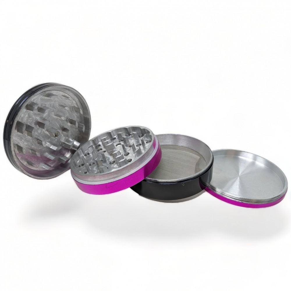 100mm 4 Parts Duo-Toned Grinder | Herb and Spice Grinder