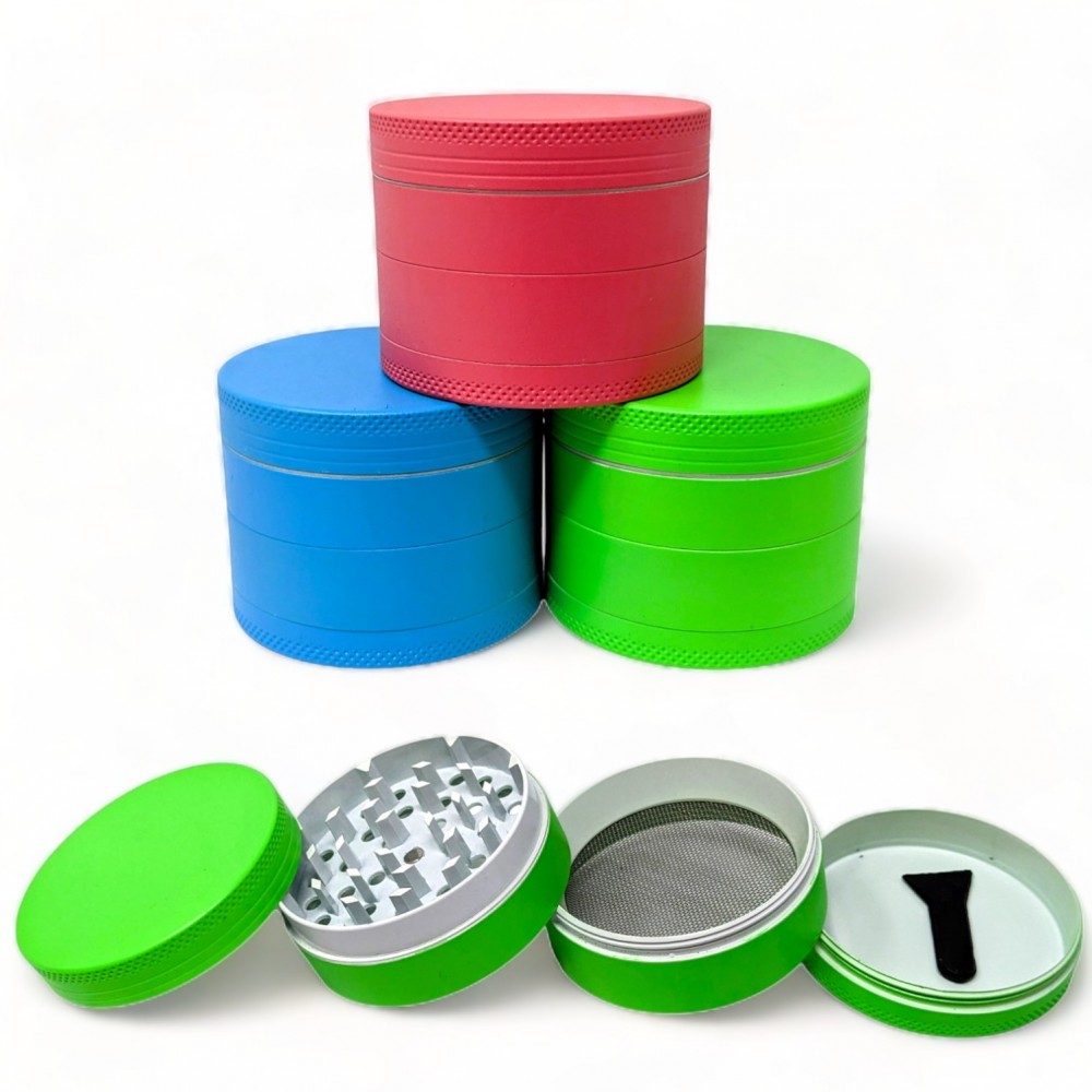 55mm Non-Glossy 4 Parts Grinder | Efficient & Elegant Herb Grinding