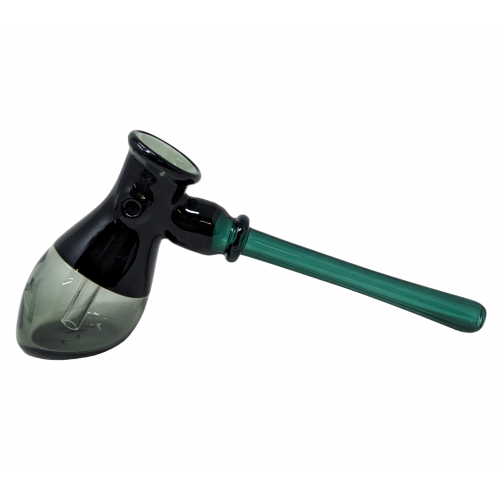 8" Black Tube Joint Pot Bubbler | Skygate Wholesale