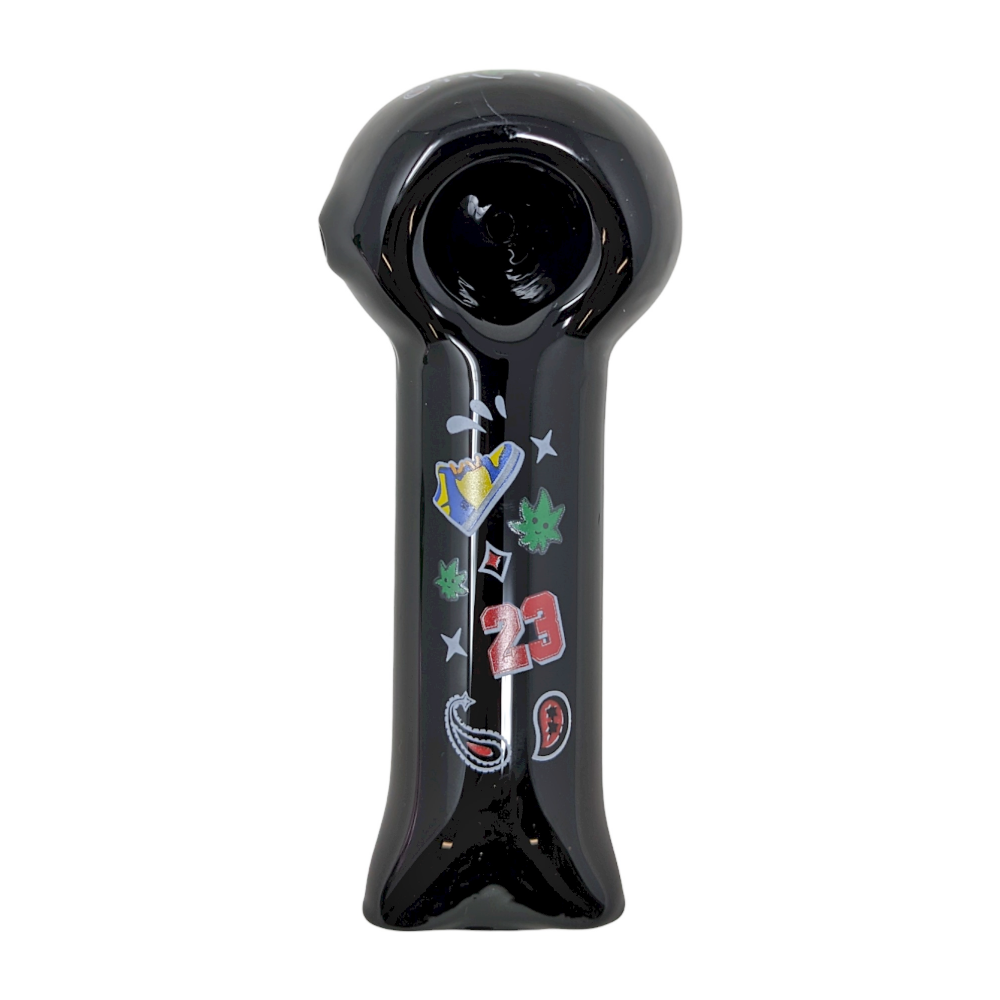 Wido-OG Kush Hand Pipe-Black-4"