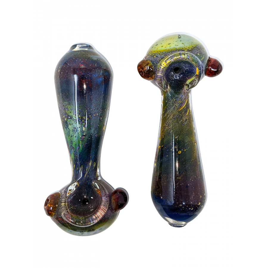 4" TIE & DIE Hand Pipe Mix Colors Hand pipe - (Pack Of 2) [SDK619]