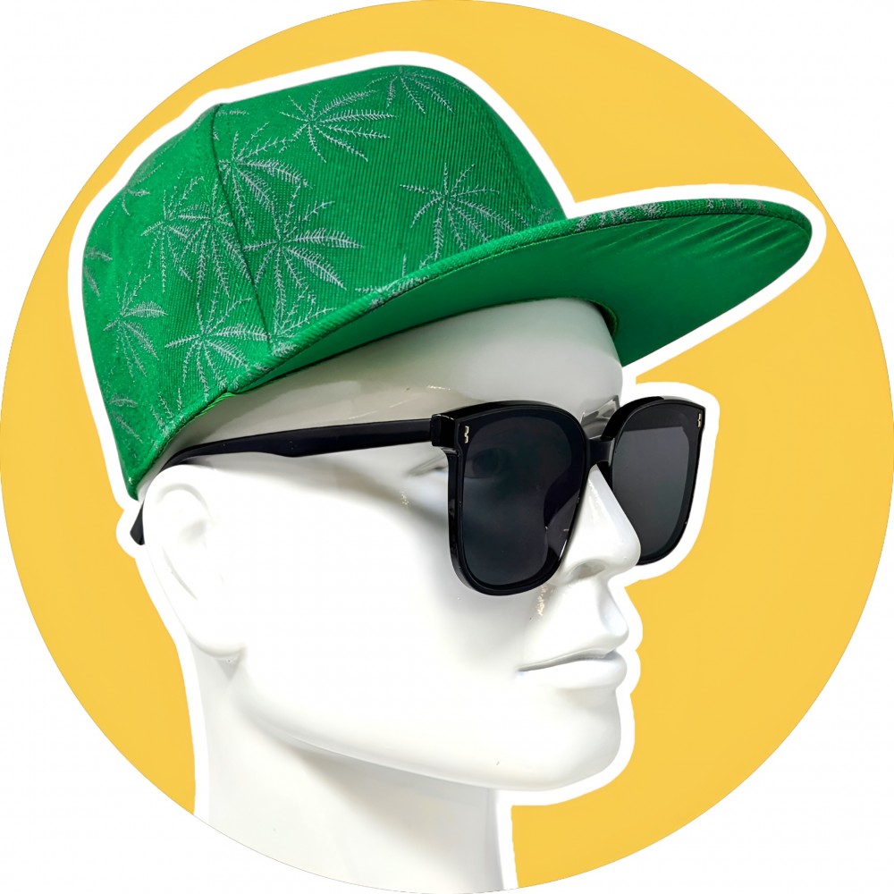 Leaf Pattern Premium Snapback Cap | Stylish Headwear | Skygate Wholesale