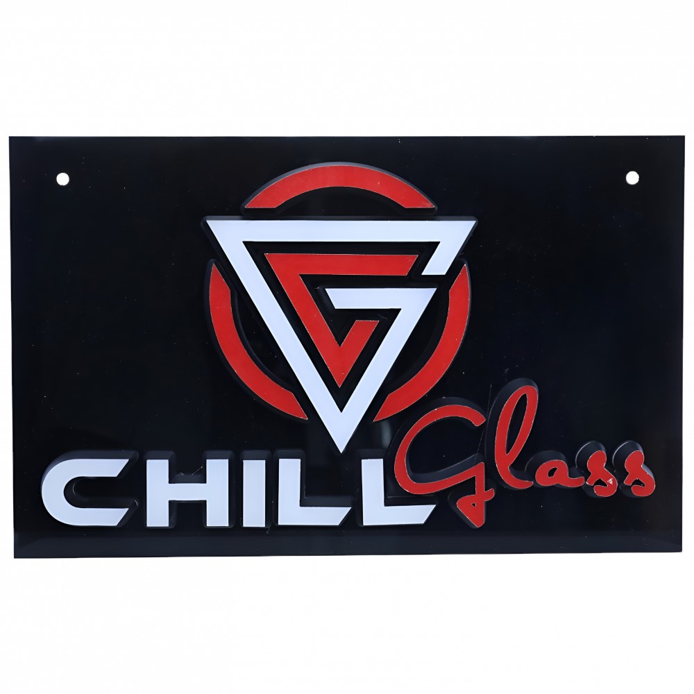Neon Chill Glass Sign | Cool Ambiance | Skygate Wholesale