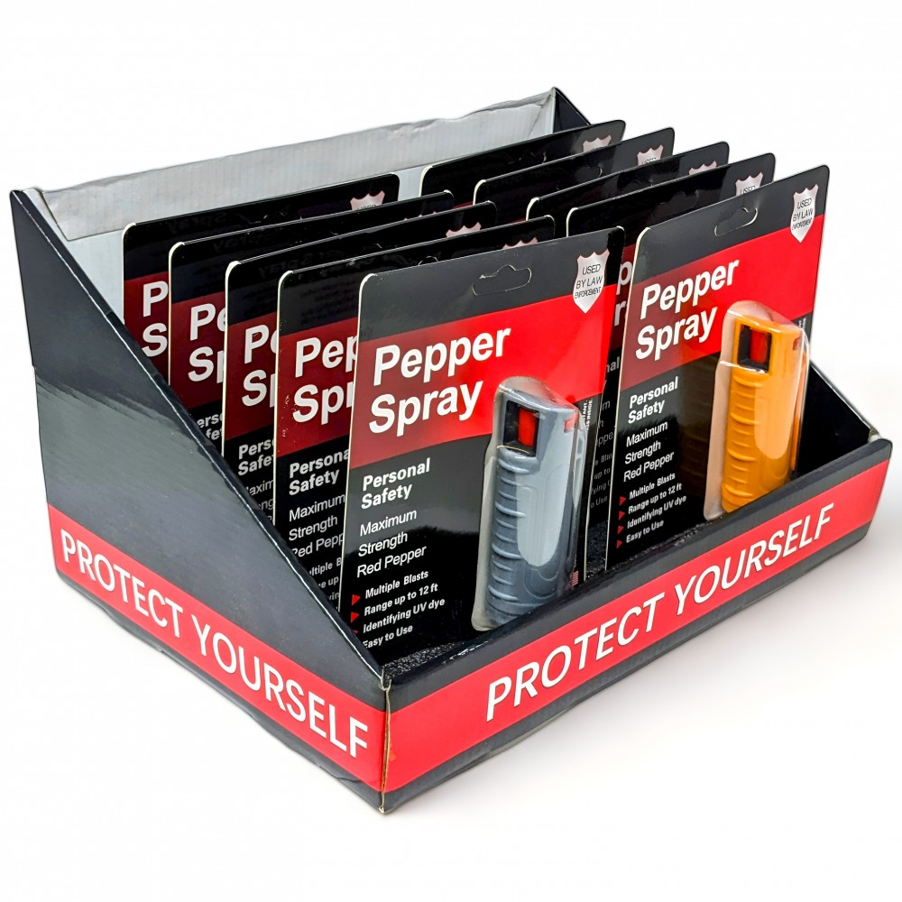 Pepper Sprays for Self Defense | 10ct Display | Safety & Security ...