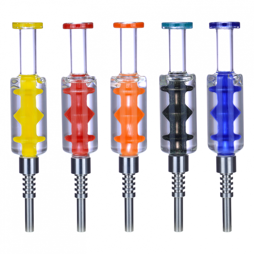 Clover Glass - Glycerin Filled Dicro Art Nectar Collector Set | Smooth ...