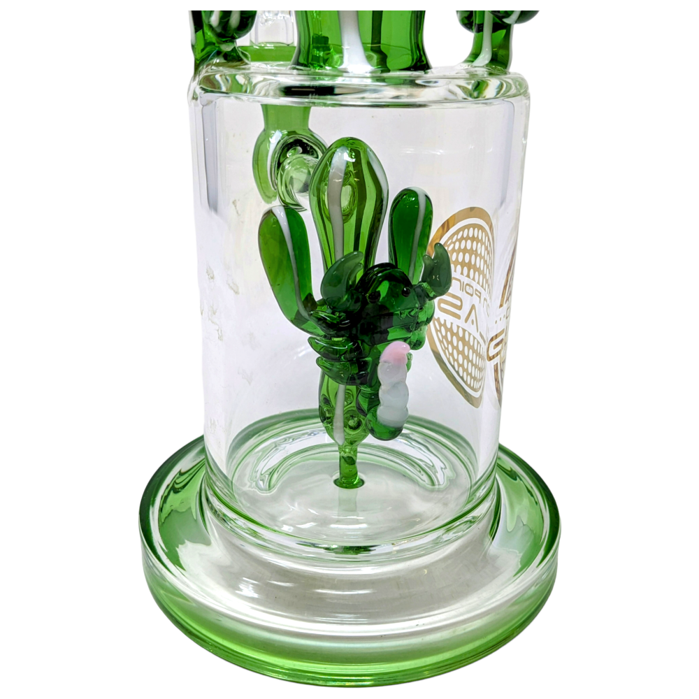 10" On Point Glass Scorpion Perc Cactus Top Water Pipe - [ABC16 ...