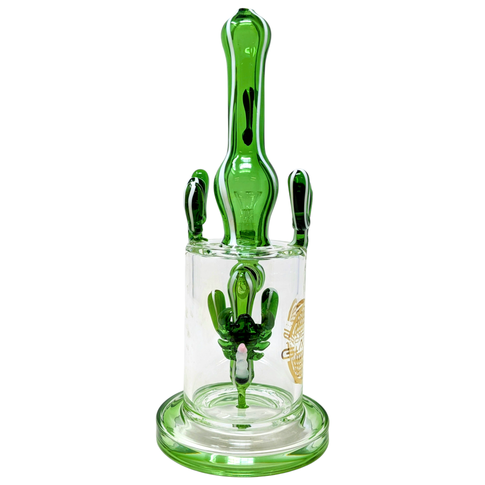 10" On Point Glass Scorpion Perc Cactus Top Water Pipe - [ABC16 ...