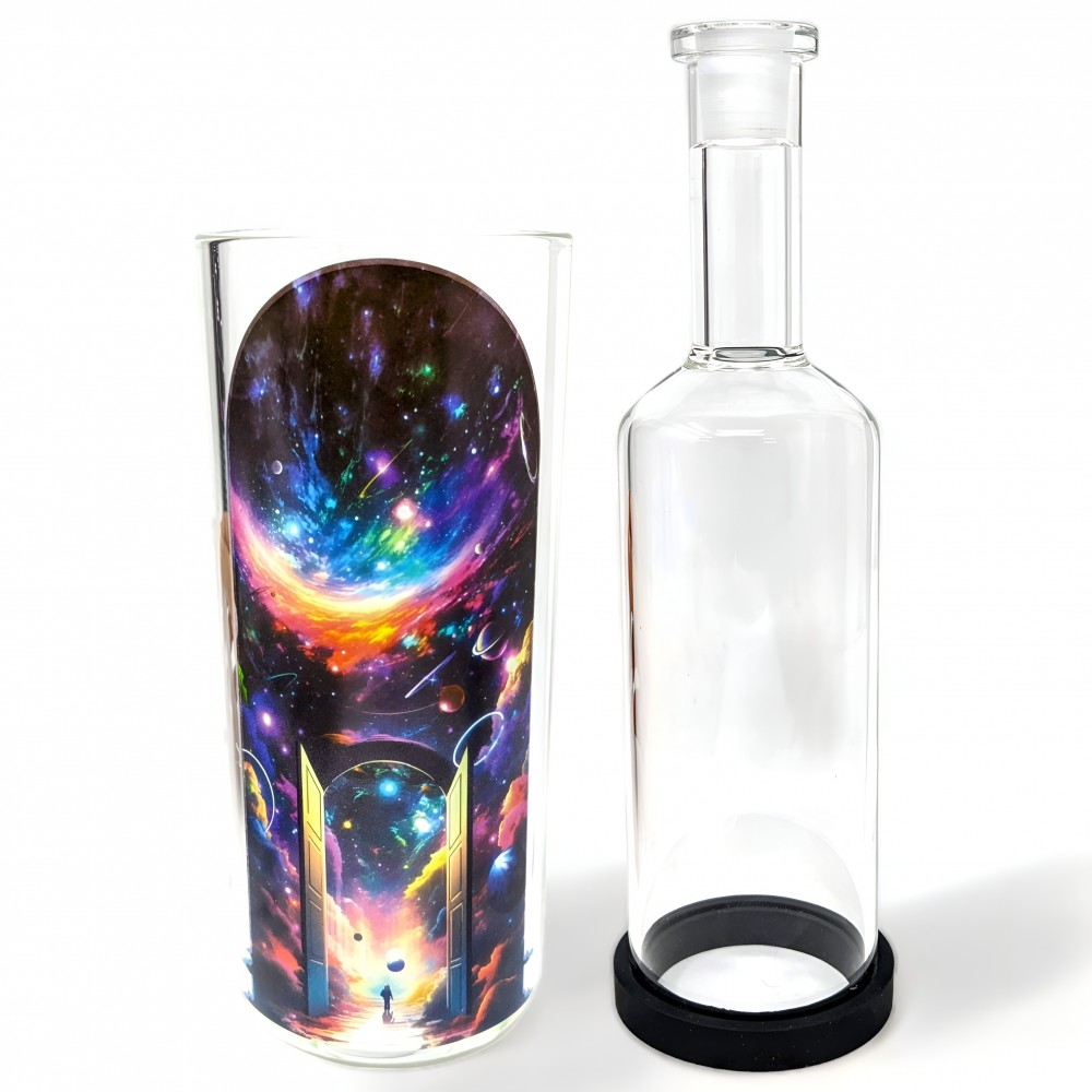 On Point Glass 8" Galactic Gateway Gravity Water Pipe | Cosmic ...