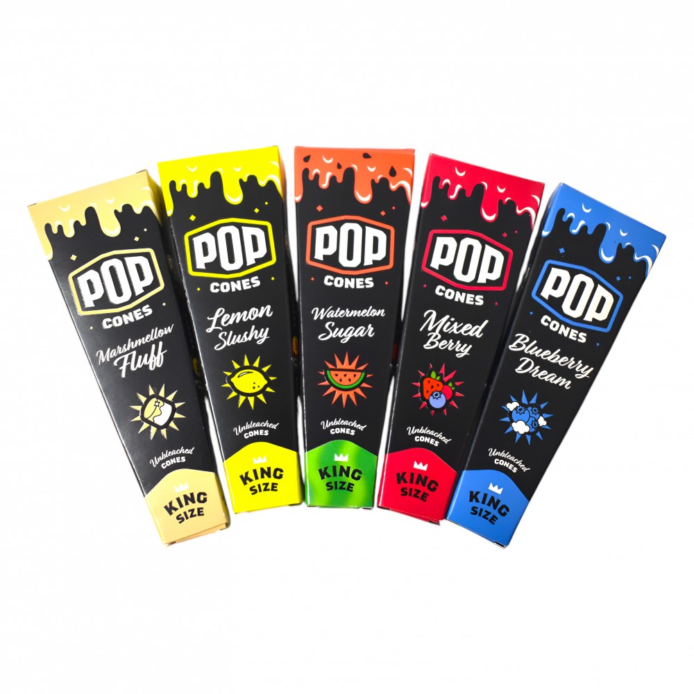 Pop Cones Unbleached Variety Pack 2.0 - 25pk Display