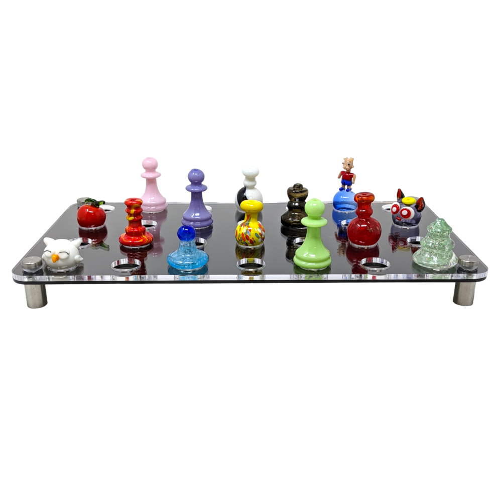 Acrylic Rectangle Carb Cap Stand | Skygate Wholesale