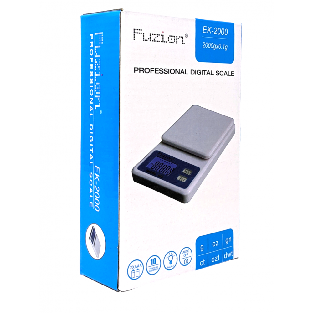 Fuzion Professional Digital Scale 2000g x 0.1g | Skygate Wholesale