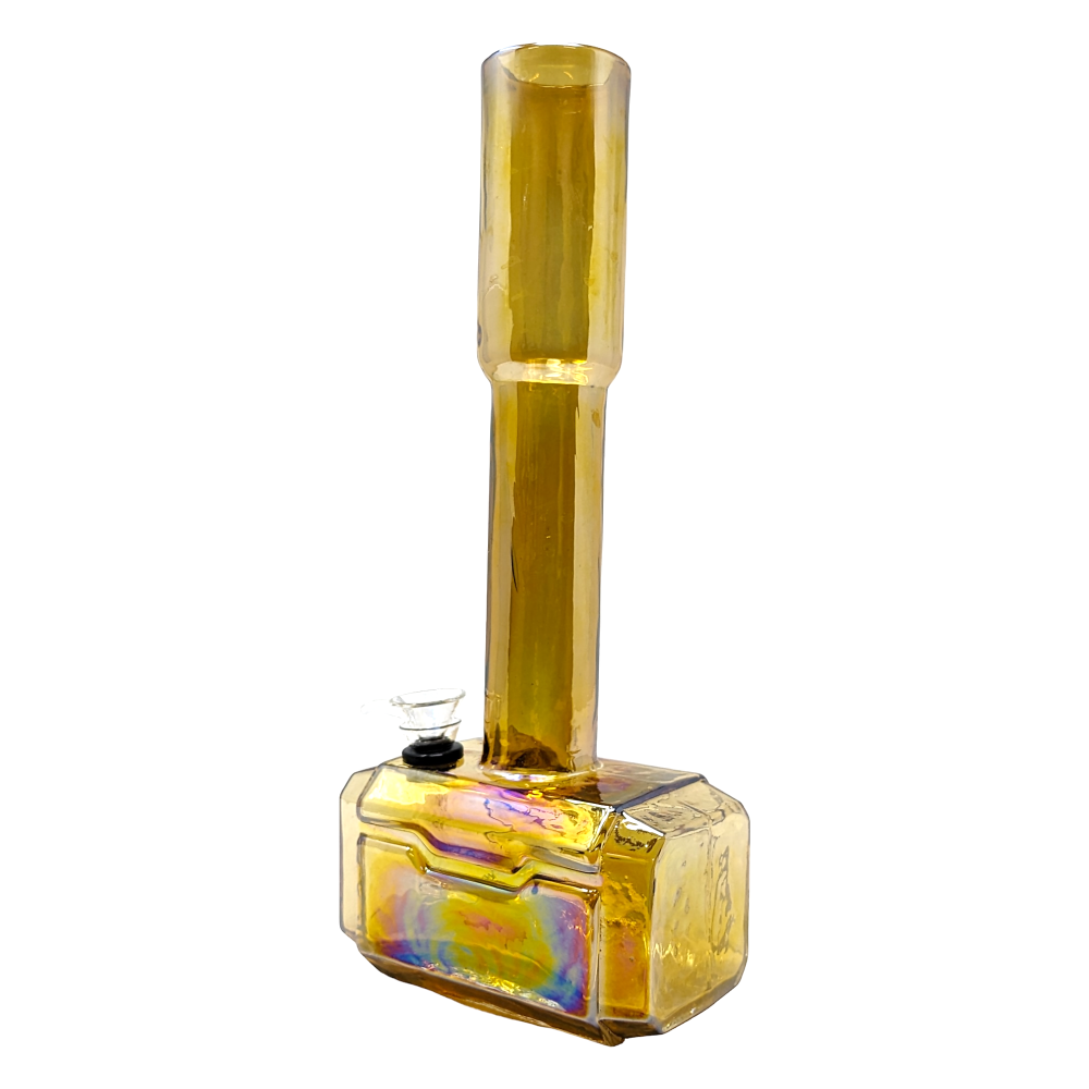 12 Hammer Soft Glass Water Pipe Glass On Rubber E1123