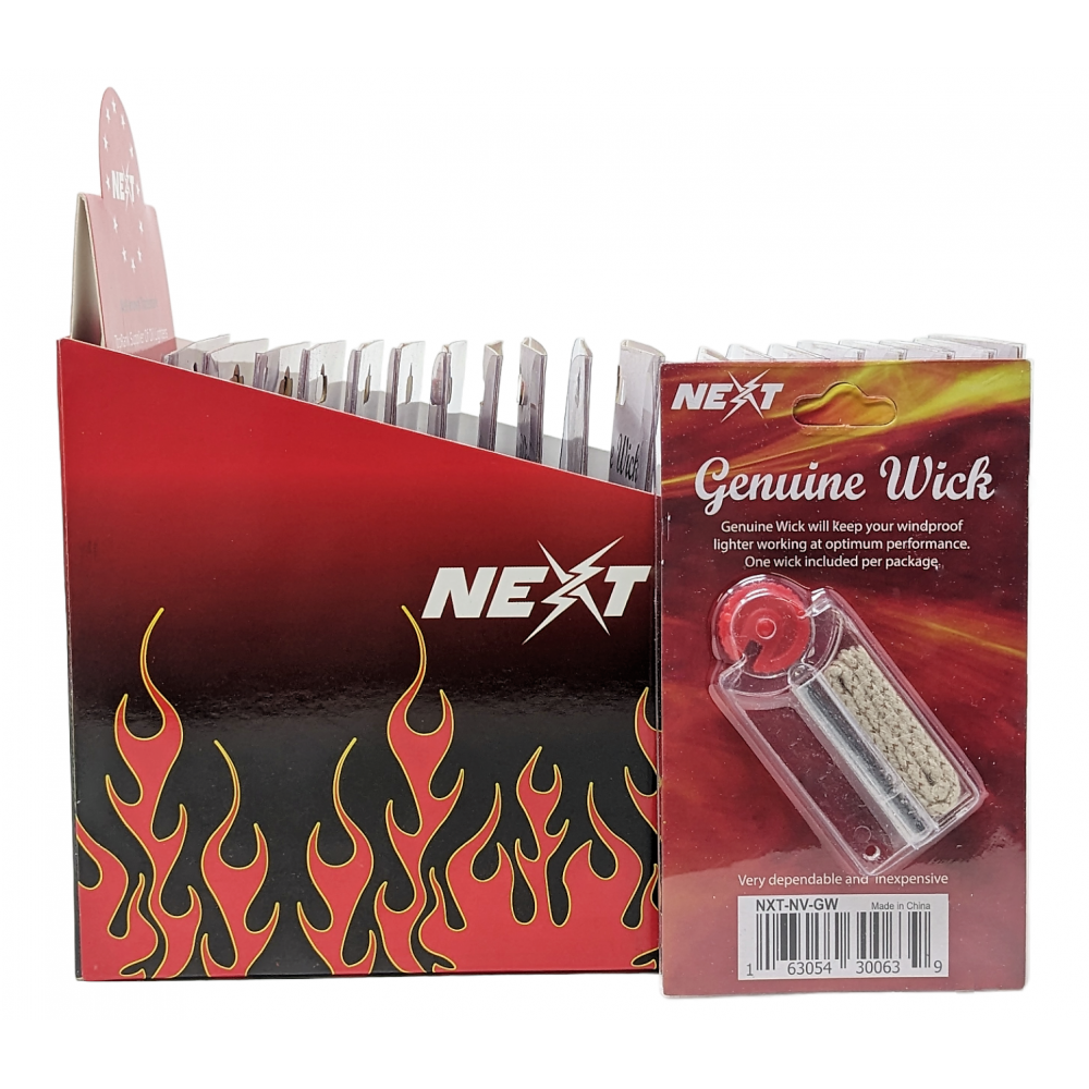 Next 7 Flints Genuine Windproof Lighter Wick - 20ct Display | Skygate ...