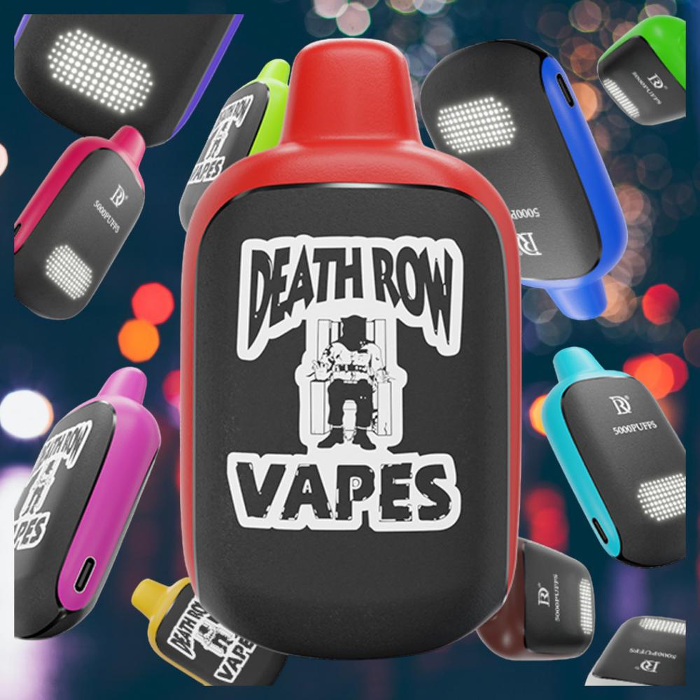 Death Row Vapes Disposables 10.5ml 5000PF - 5ct Display | Skygate Wholesale