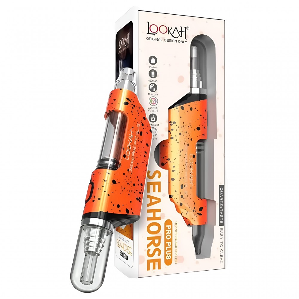 Lookah Seahorse Pro Plus Vaporizer Kit 650mAh - Spatter Edition ...