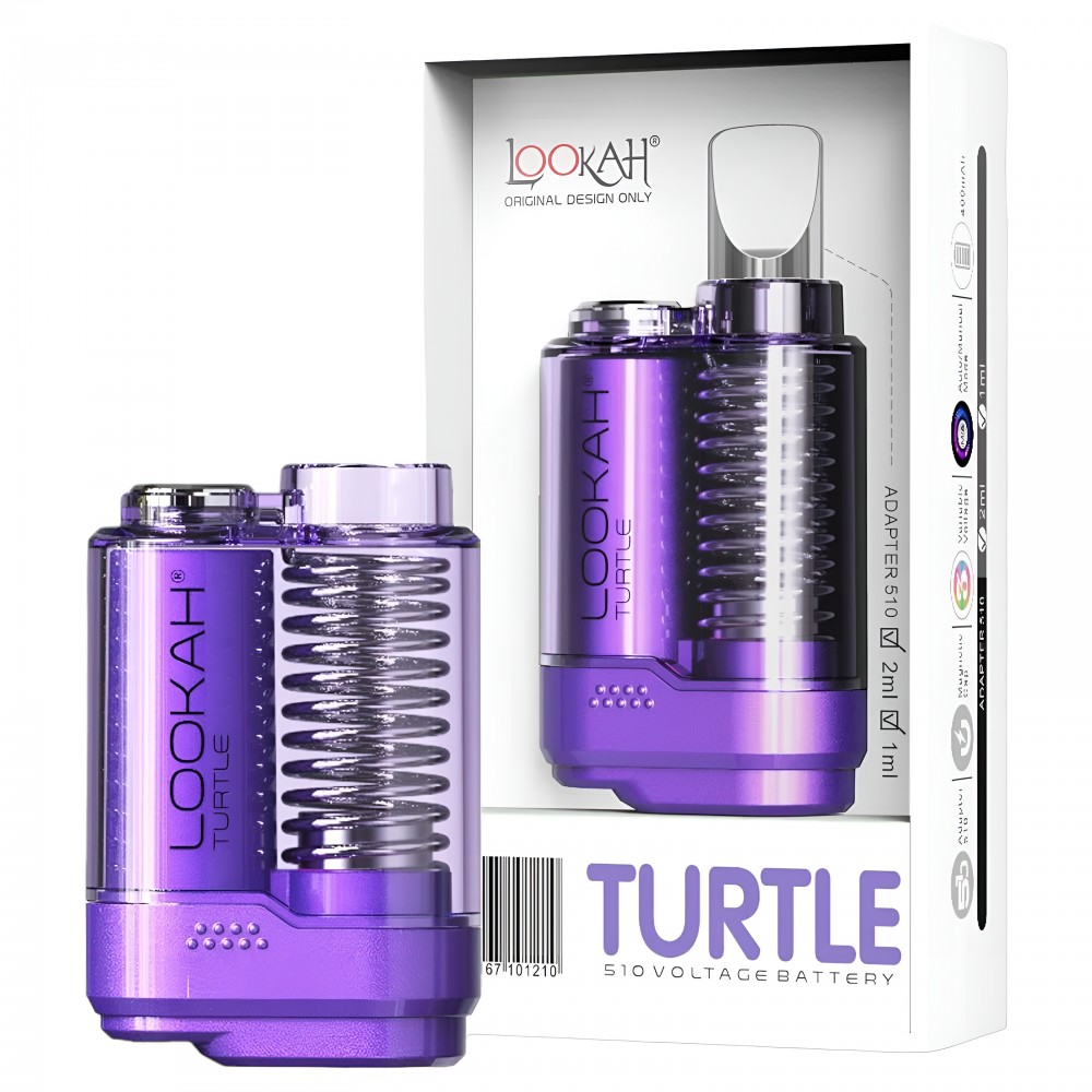 Lookah Turtle 400mAh Battery - Versatile 510 Thread VV | Skygate Wholesale