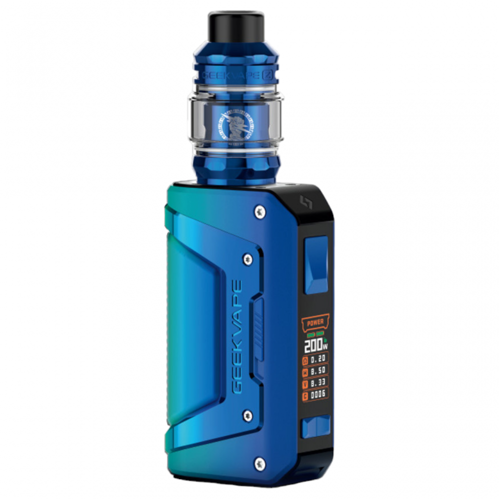 Geek Vape Aegis Legend 2/ L200 200W 18650 Starter Kit w/ 5.5 Z Tank ...