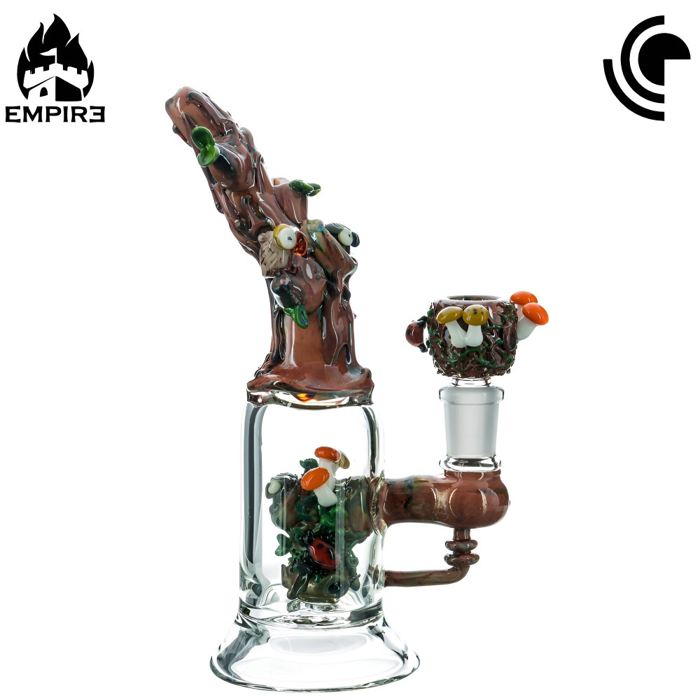 Empire Glassworks - Hotties Tree Mini Rig | Artistic Glass Smoking Rig