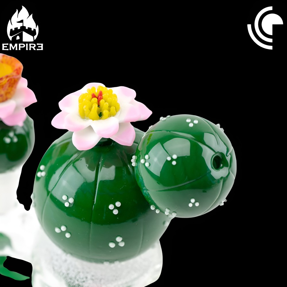 Empire Glassworks - Peyote Mini Rig | Artistic Glass Smoking Piece