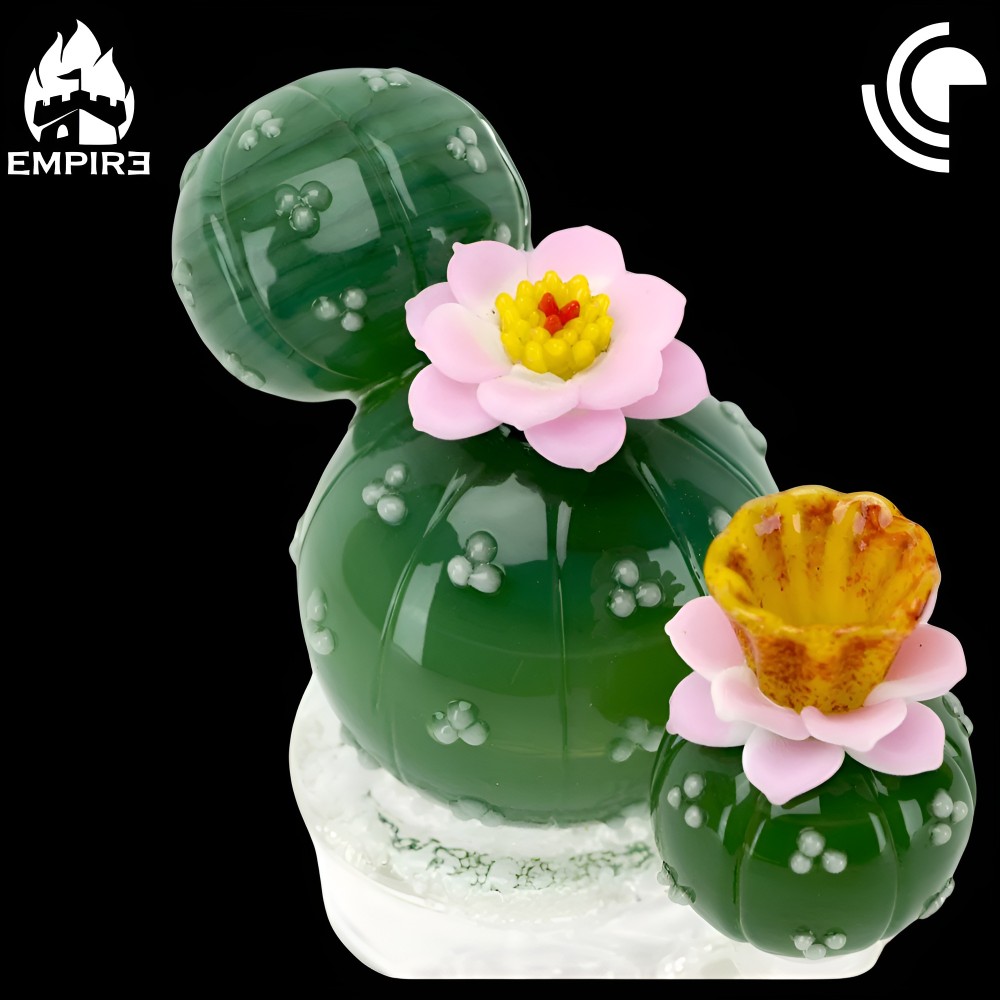 Empire Glassworks - Peyote Mini Rig | Artistic Glass Smoking Piece