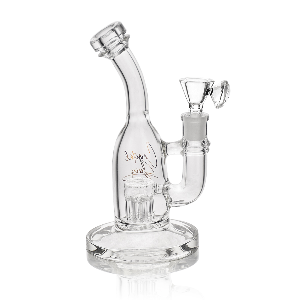 Crystal Series by HPG - 8" Mini Bottle W/ Reinforced Tree Perc Water ...