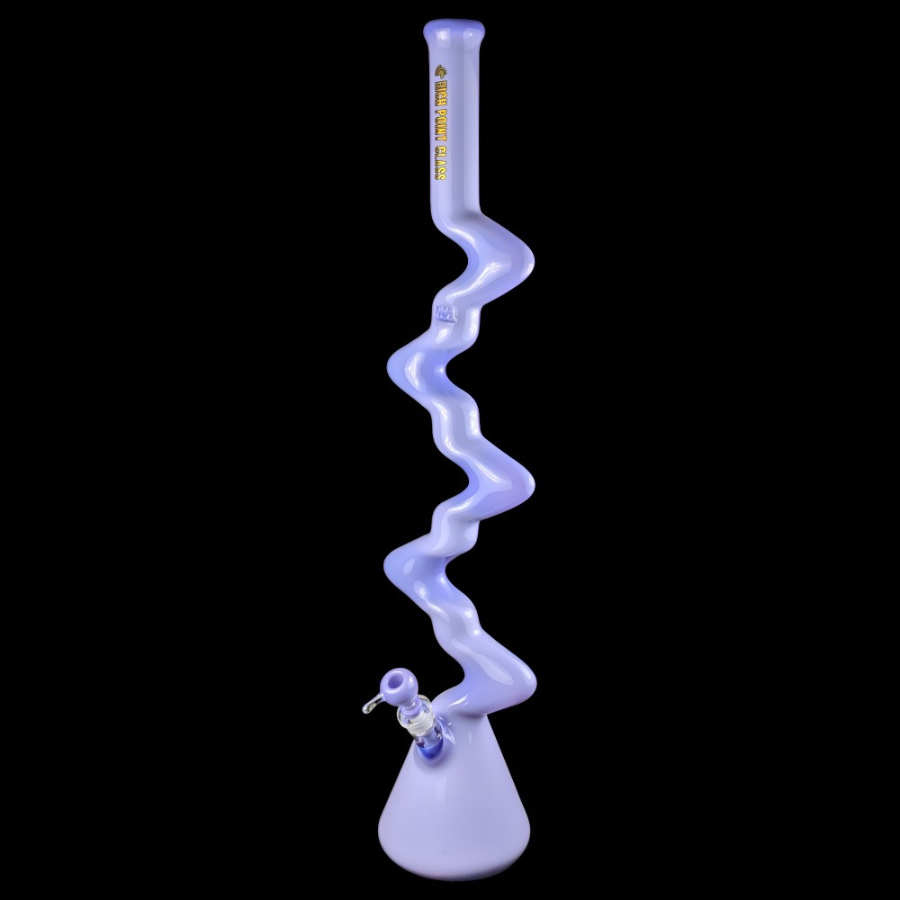 High Point Glass - 35" USA Made Monster 5-Kink Zong Beaker Water Pipe ...