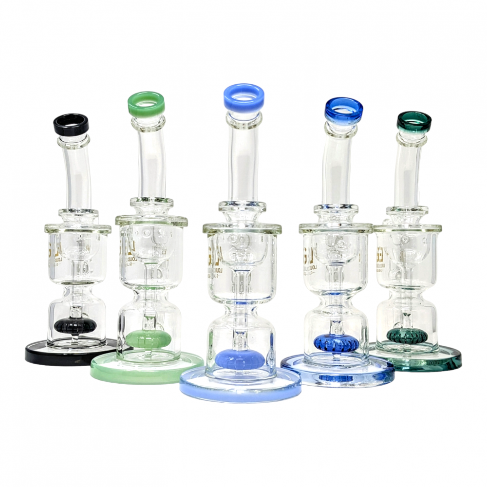 Loud Cloud - 10" Sand Chronometer Incycler with Shower Head Perc ...