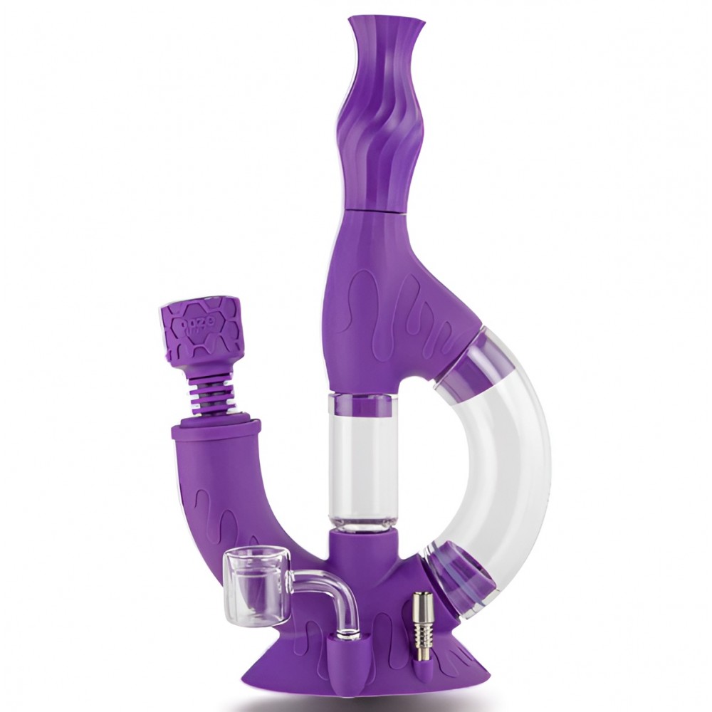 Ooze - Echo Silicone Glass Water Pipe & Nectar Collector - Dual ...