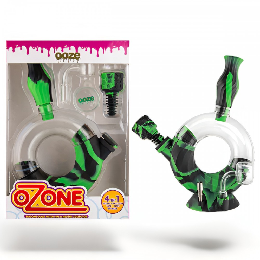 Ooze - Ozone Silicone Water Pipe & Nectar Collector - Versatile Smoking ...