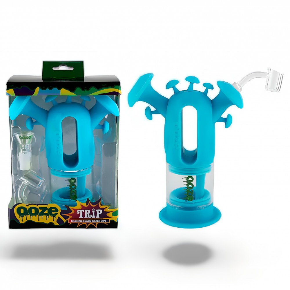 Ooze Trip Pipe Silicone Bubbler - Innovative Silicone Smoking Accessory ...