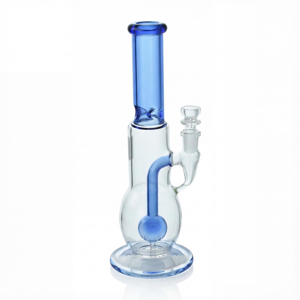 10" Elegant Flat Orb Showerhead Perc Water Pipe | Skygate Wholesale
