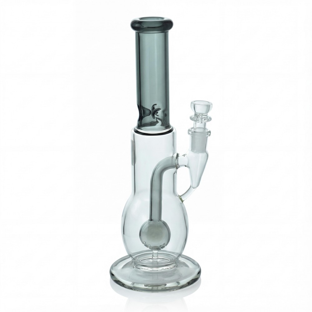 10" Elegant Flat Orb Showerhead Perc Water Pipe | Skygate Wholesale
