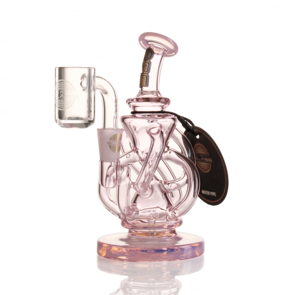 OPG - Mini Rig Series - 5" Scalene Inverted Pyramid Recycler W/ Banger ...