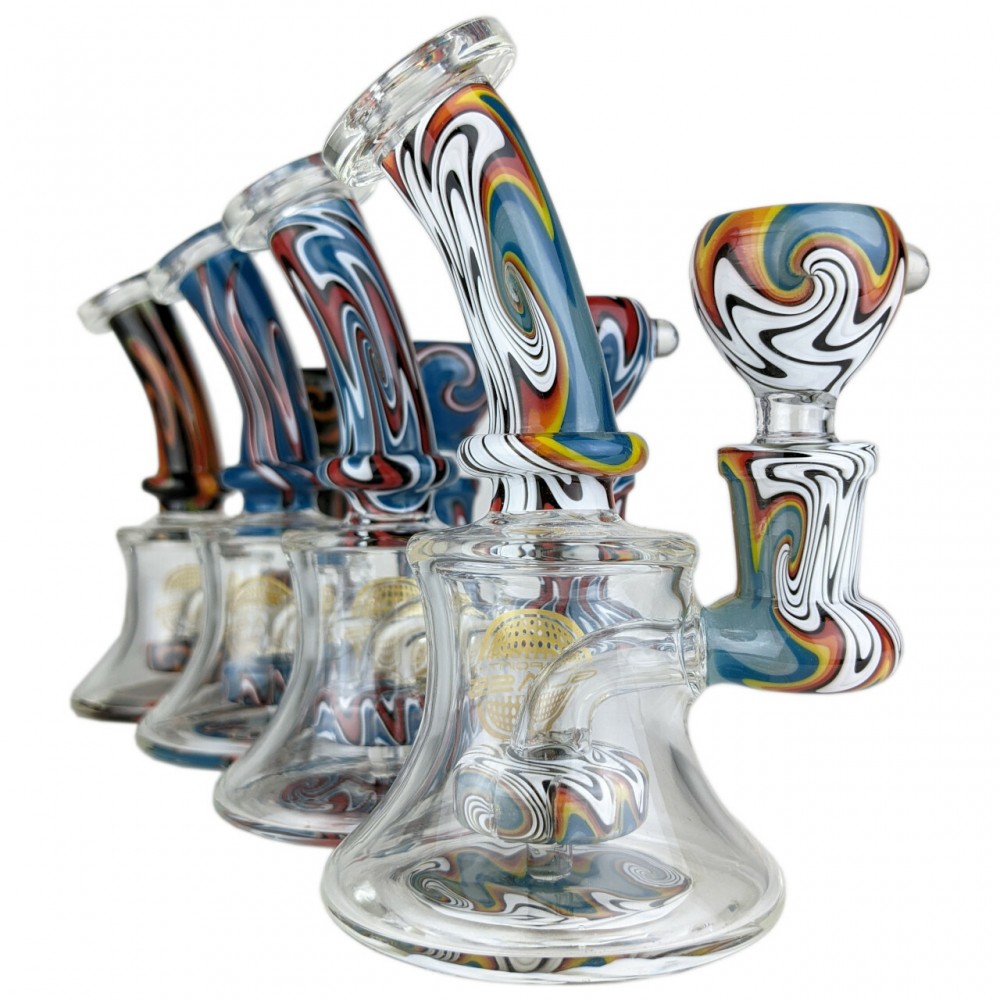 On Point Glass - 5.5" WigWag MiniR Water Pipe 14MM Female Box Set ...