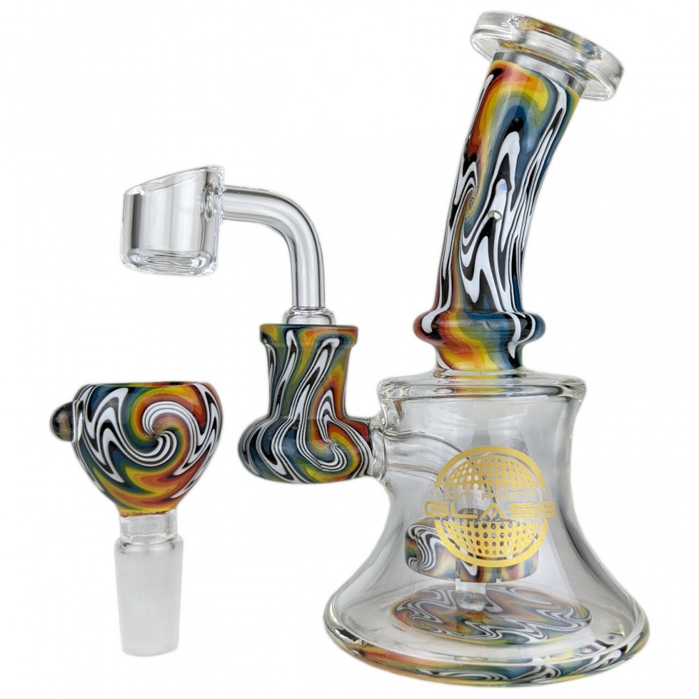 11On Point Glass - 5.5" WigWag MiniR Water Pipe 14MM Female Box Set ...